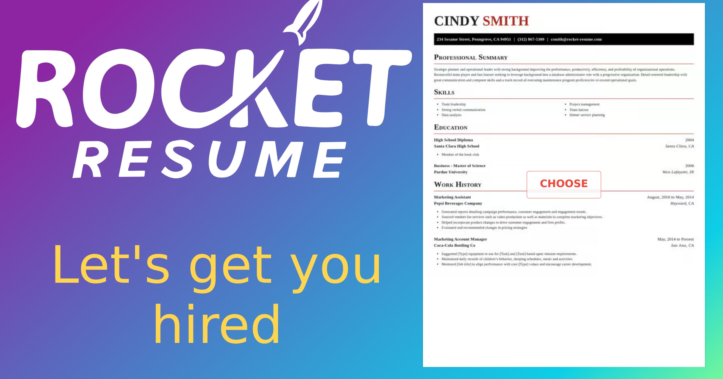 Club Disc Jockey CV Builder | Rocket Resume