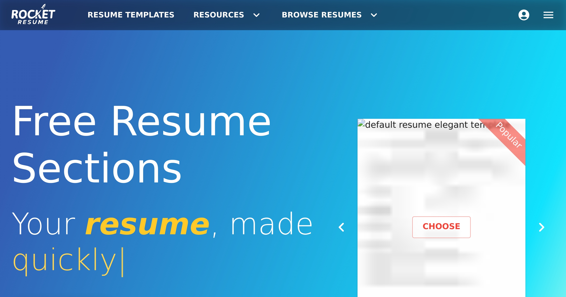 Is Rocket Resume Free