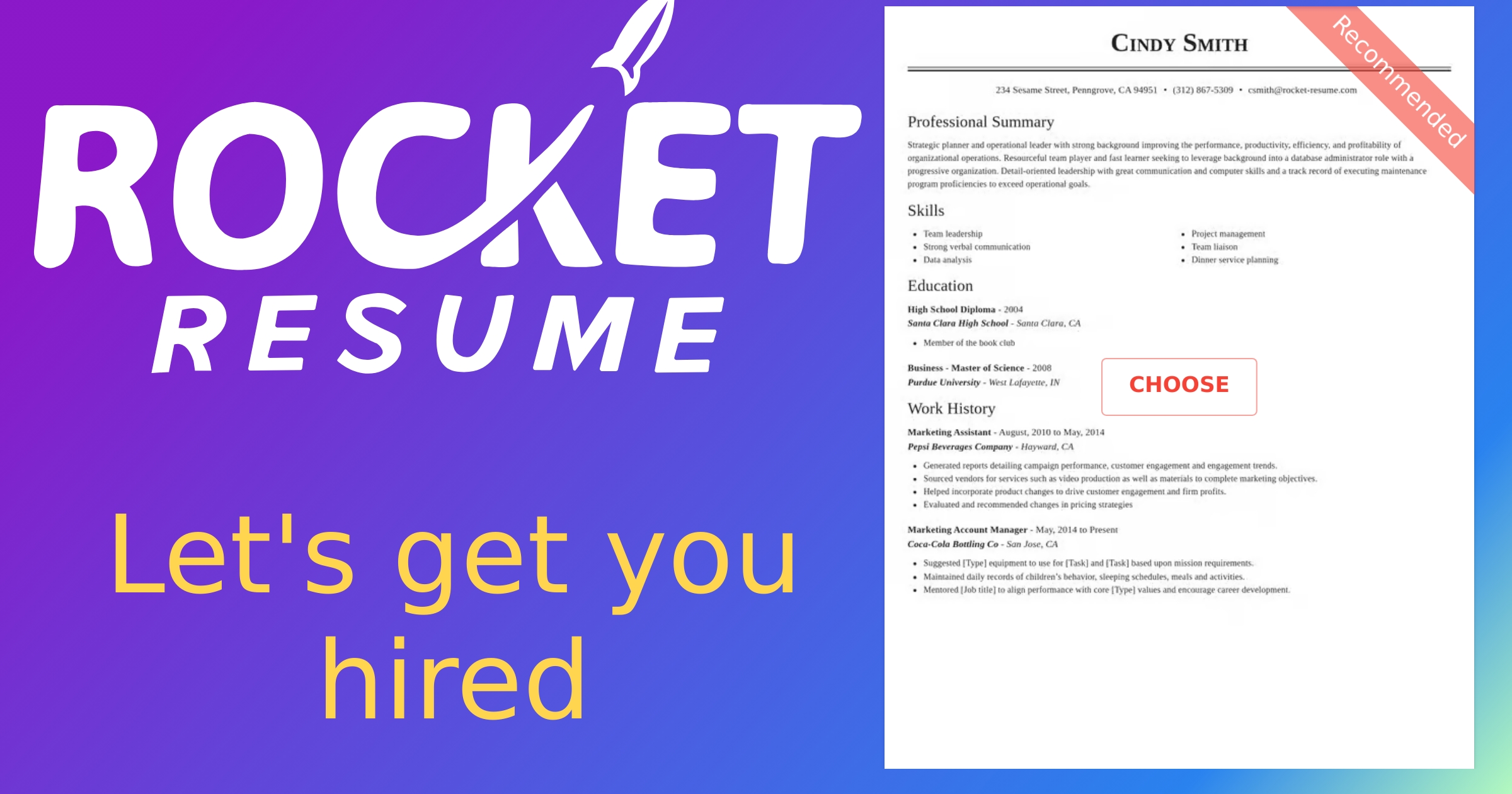 Demo Specialist Resume Creator | Rocket Resume