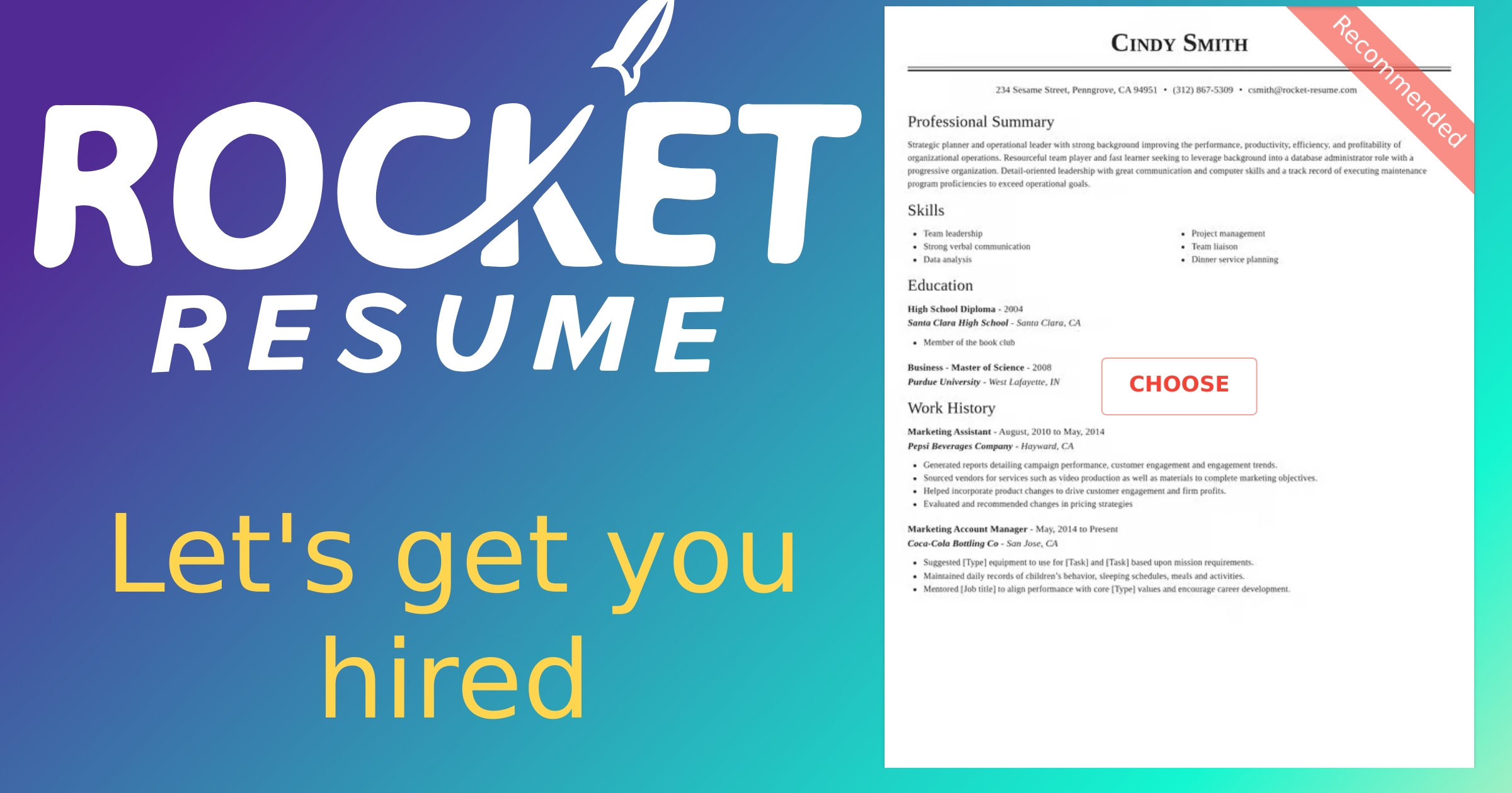 Quality Checker Resume Generator | Rocket Resume