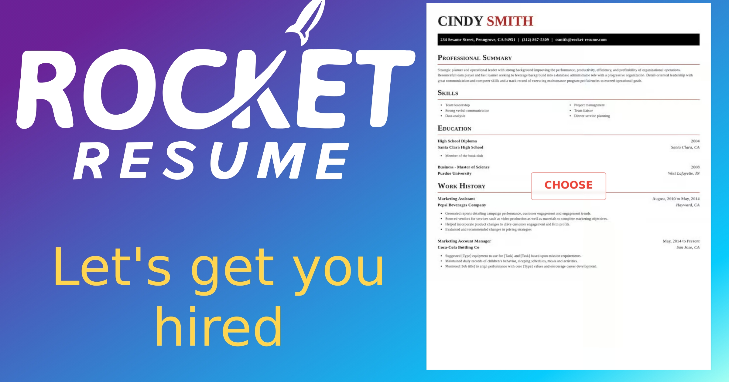 Blacksmith Resume Creator | Rocket Resume