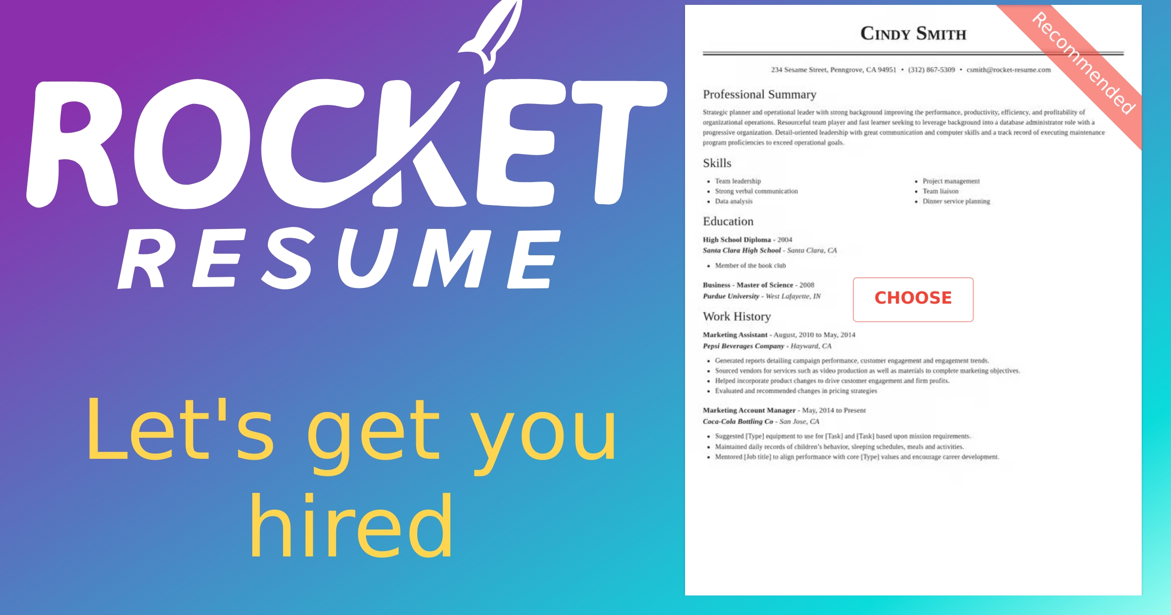 Cook/Cashier Resume Builder | Rocket Resume