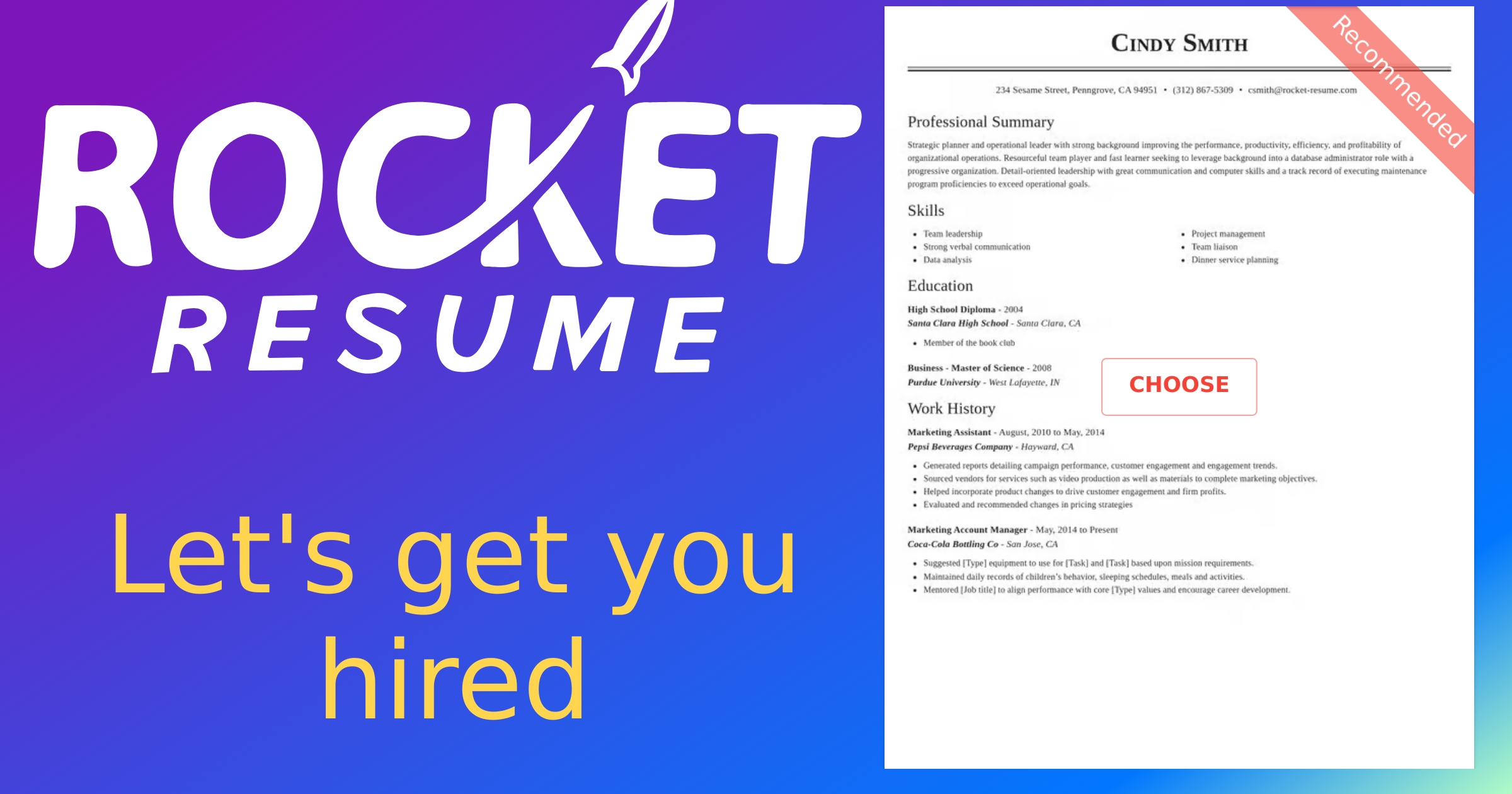 Cycling Instructor Resume Generator | Rocket Resume