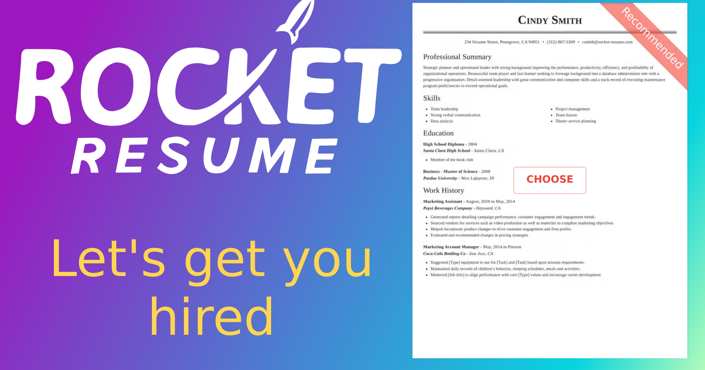 Digital Copywriter Resume Writer | Rocket Resume