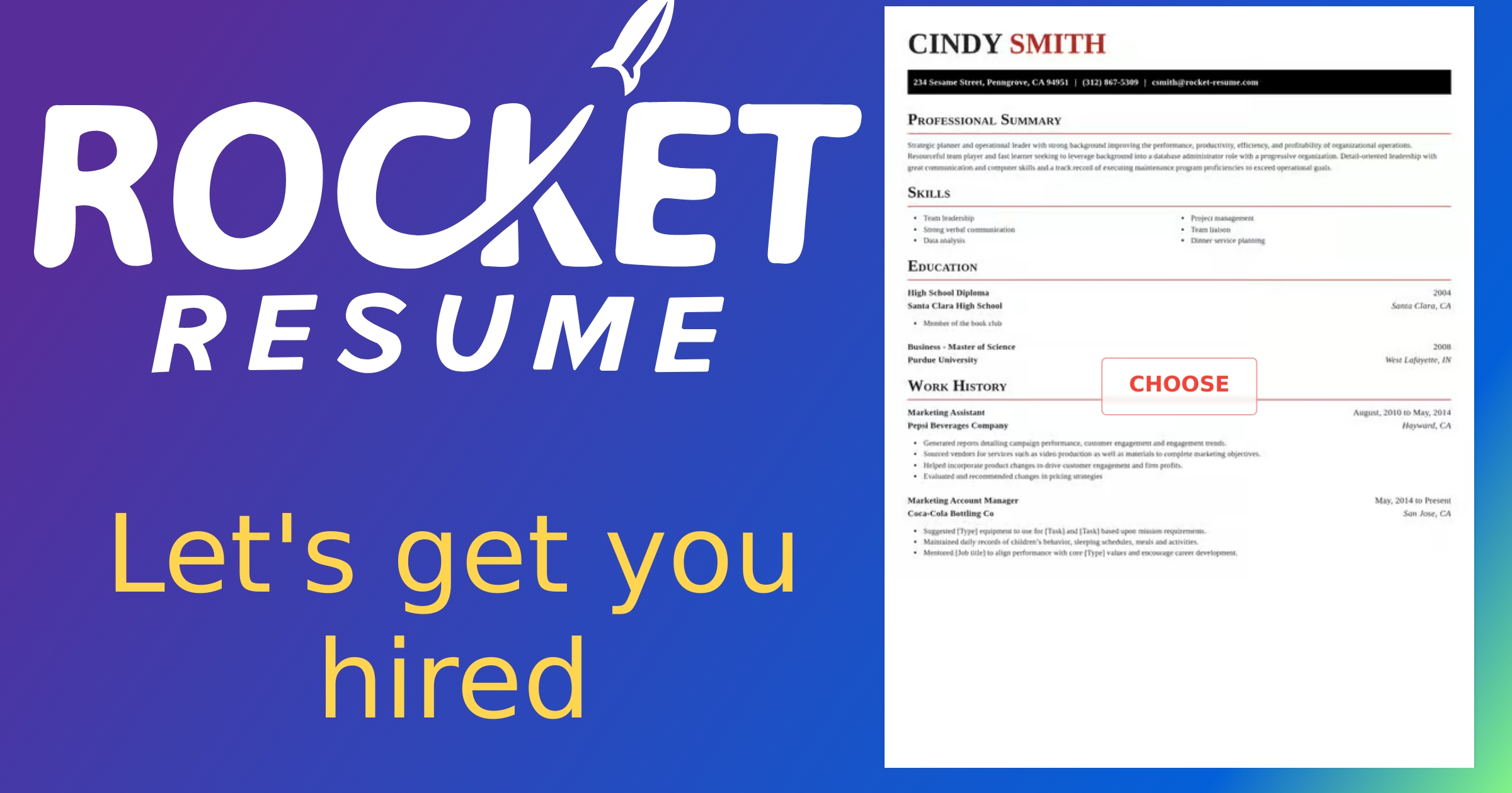 Medicare Sales Representative Resume Builder | Rocket Resume