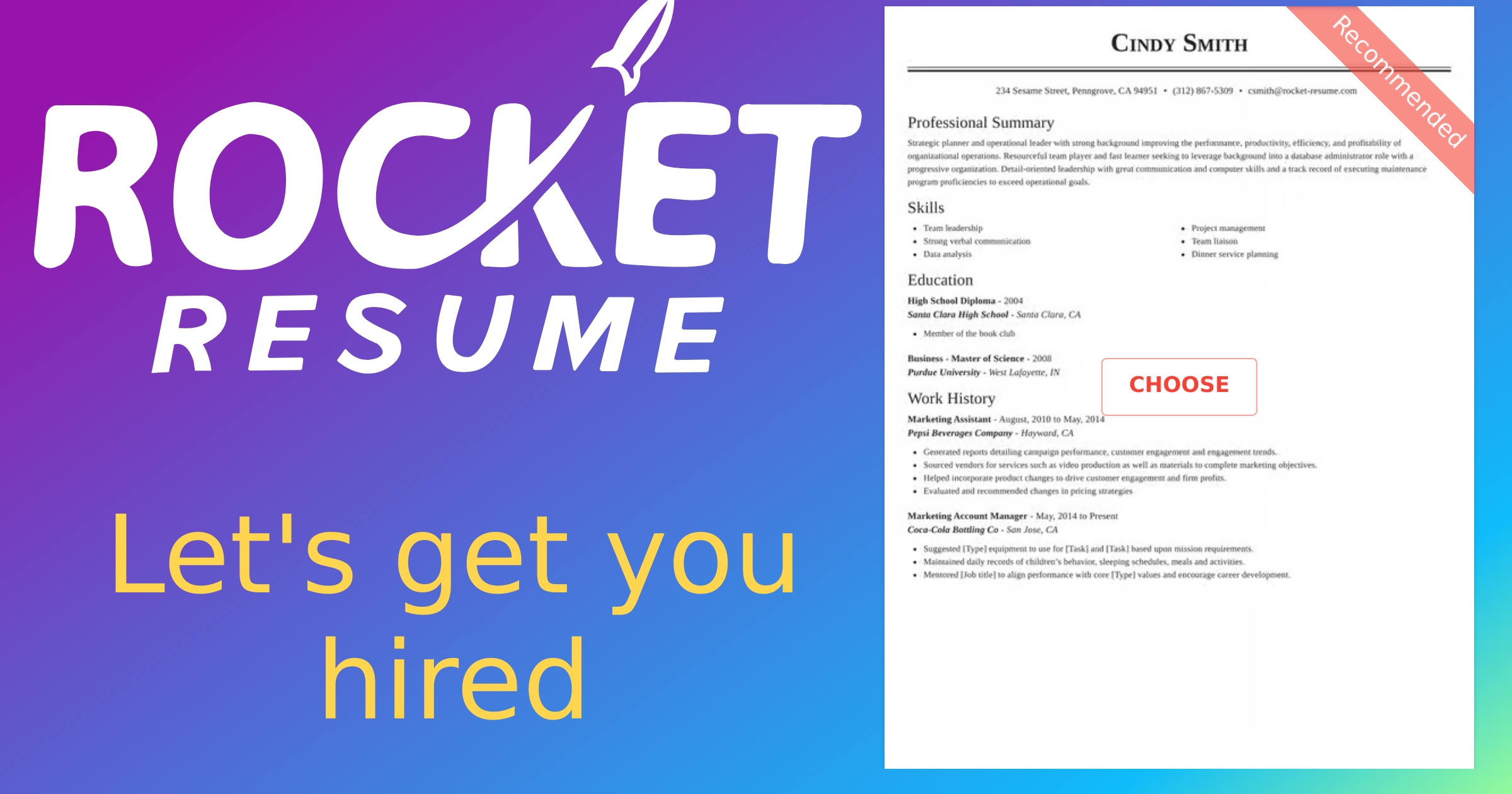 Obstetrician-Gynecologist Resume Builder | Rocket Resume