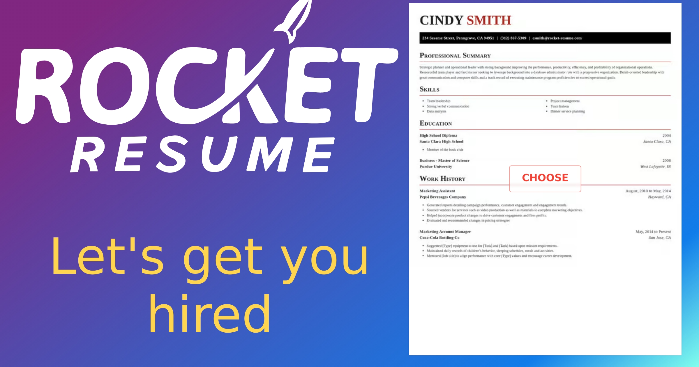 Cable Splicing Technician Resume Generator | Rocket Resume